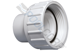 POOL360 | 1 1⁄2" Union Nut with 1 1⁄2" Spigot Tailpiece and O-Ring